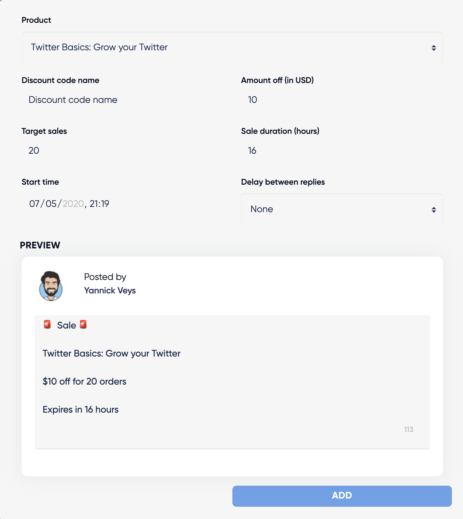 Programmez vos tweets gratuitement avec planificateur - Hypefury