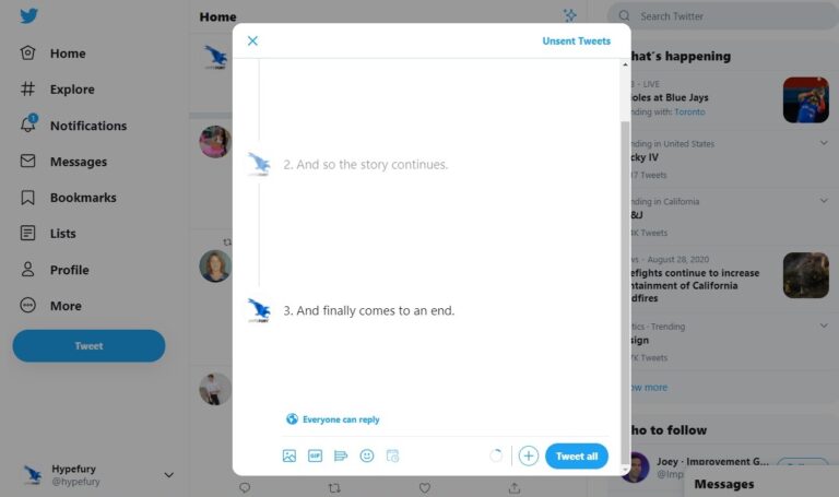 Hilos de Twitter: Como hacer y programar hilos