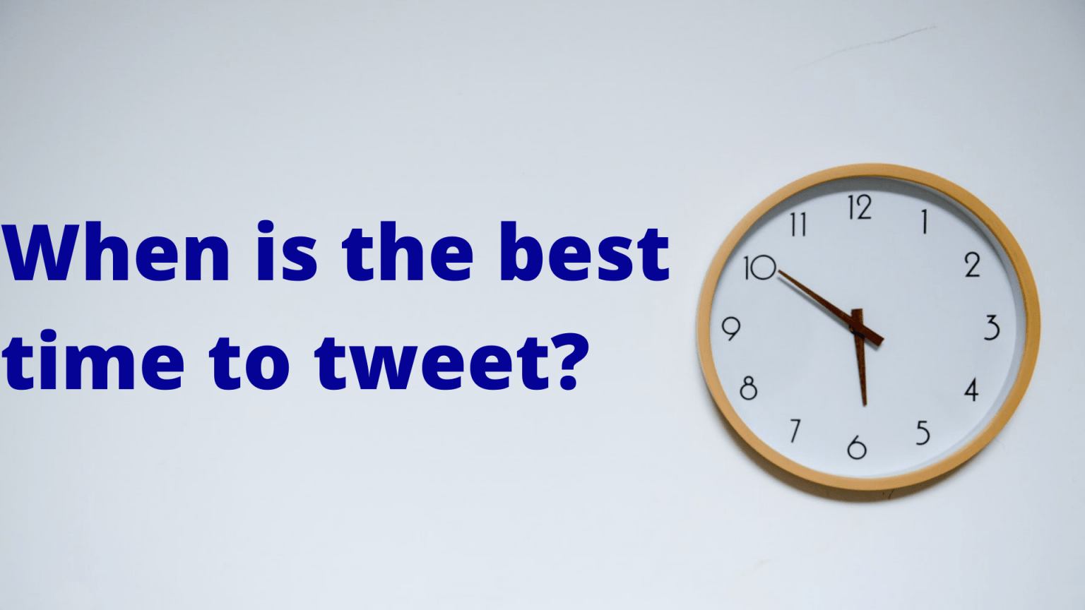 When is the best time to tweet for maximum engagement?