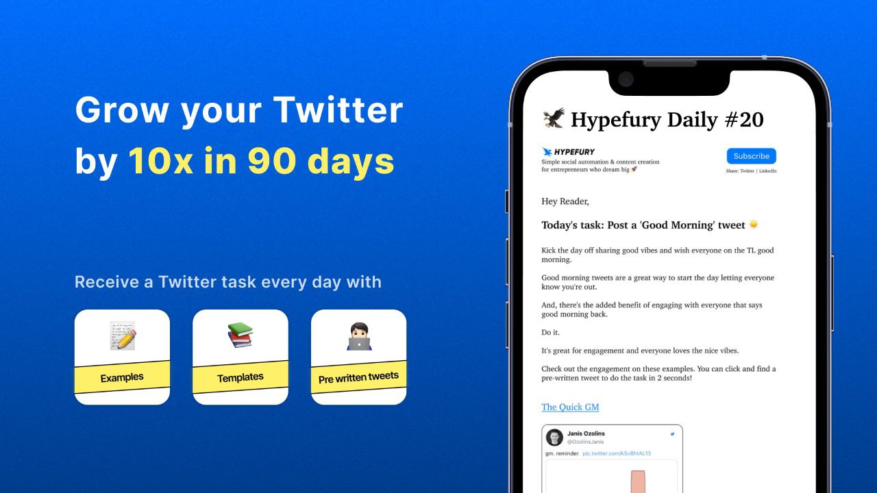 Hypefury Daily - Hypefury - Social Media Scheduling & Automation