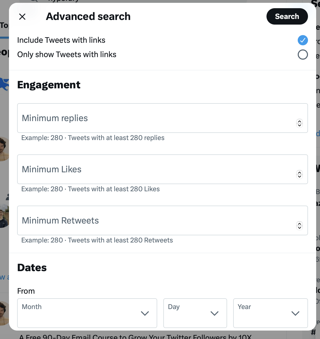 How to use Twitter Advanced Search to your advantage - Hypefury