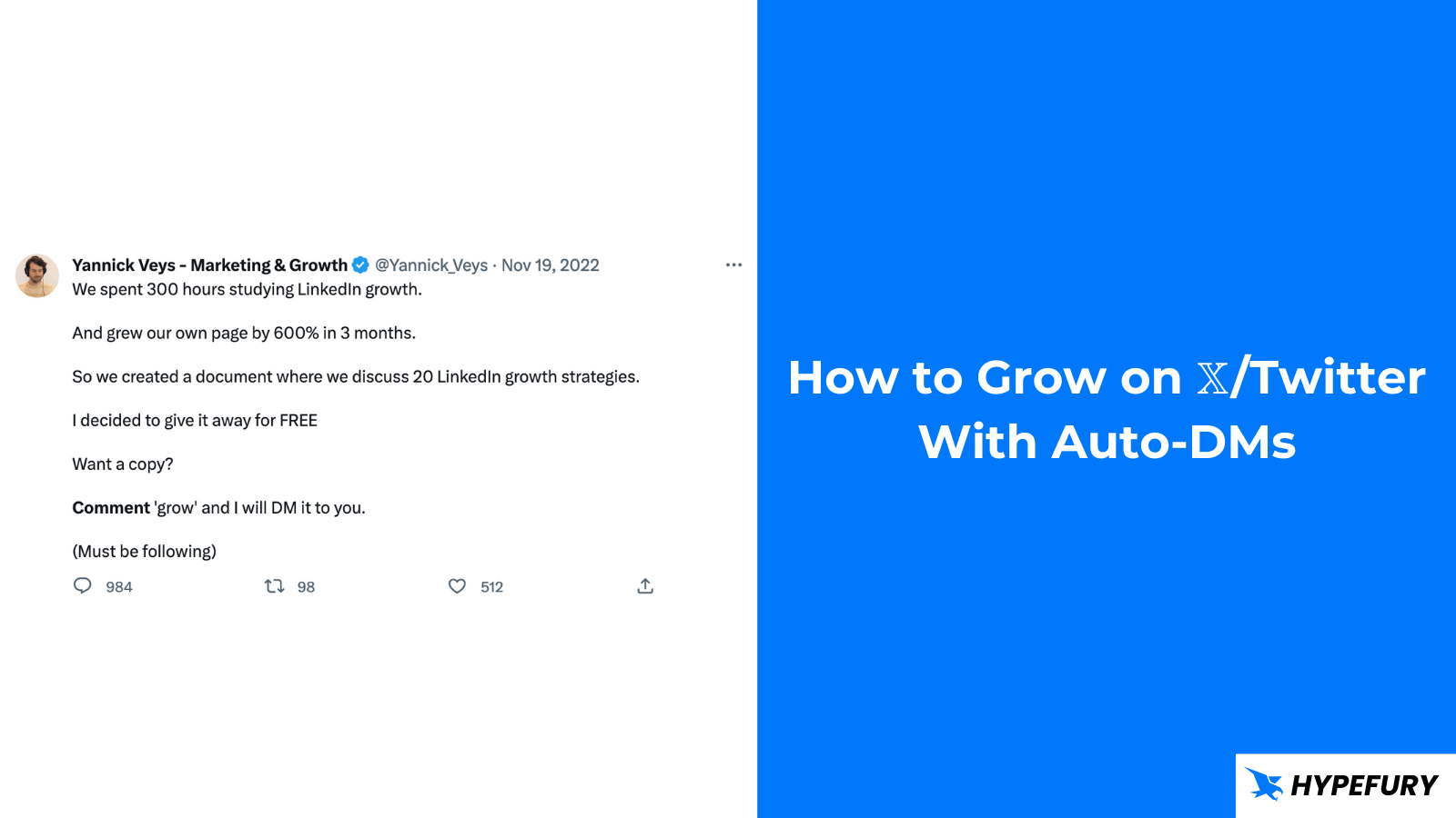 How to Grow on X/Twitter with Auto-DMs - Hypefury - Social Media Scheduling & Automation