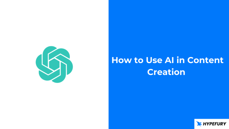 How to Use AI in Content Creation - Hypefury - Social Media Scheduling ...