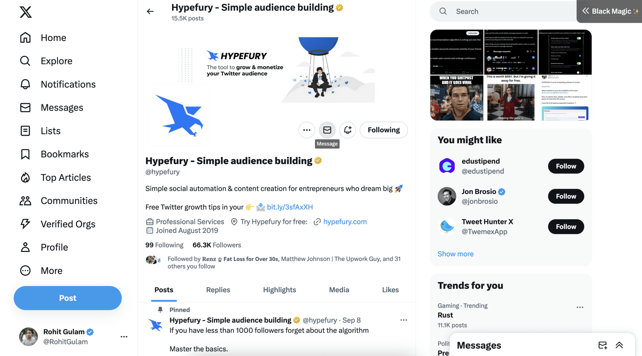 How to Send DMs on X/Twitter - Hypefury - Social Media Scheduling ...
