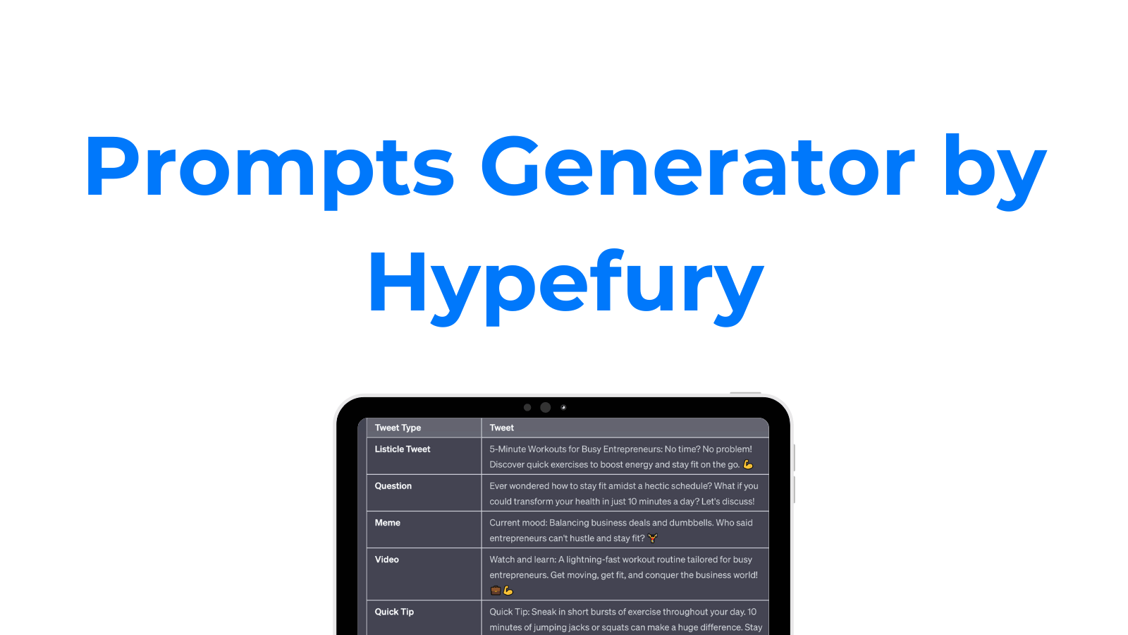 Twitter / ???? Writing Prompt Generator & Create great tweets