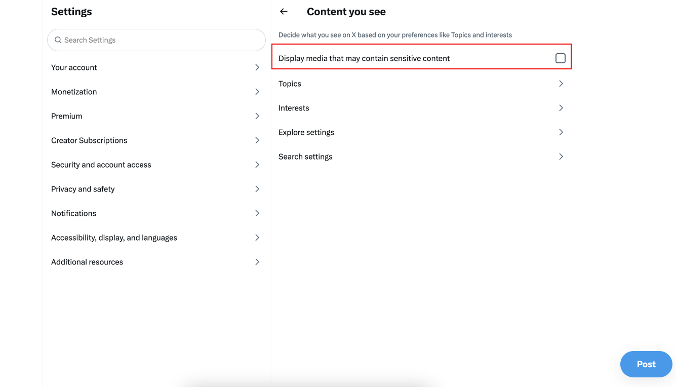 How to See Sensitive Content on Twitter/X - Hypefury - Social Media Scheduling & Automation