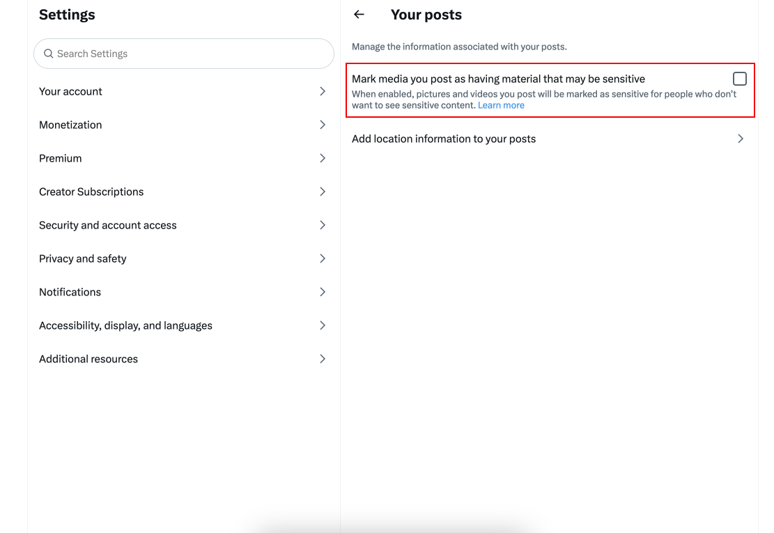 How to See Sensitive Content on Twitter/X - Hypefury - Social Media Scheduling & Automation