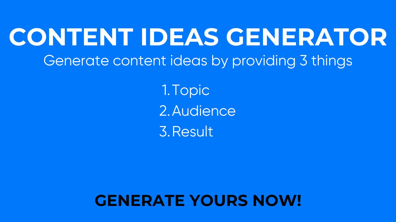 Content Ideas Generator - Hypefury - Social Media Scheduling & Automation