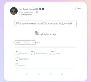 Perfect Fake Tweet Generator (done in seconds)