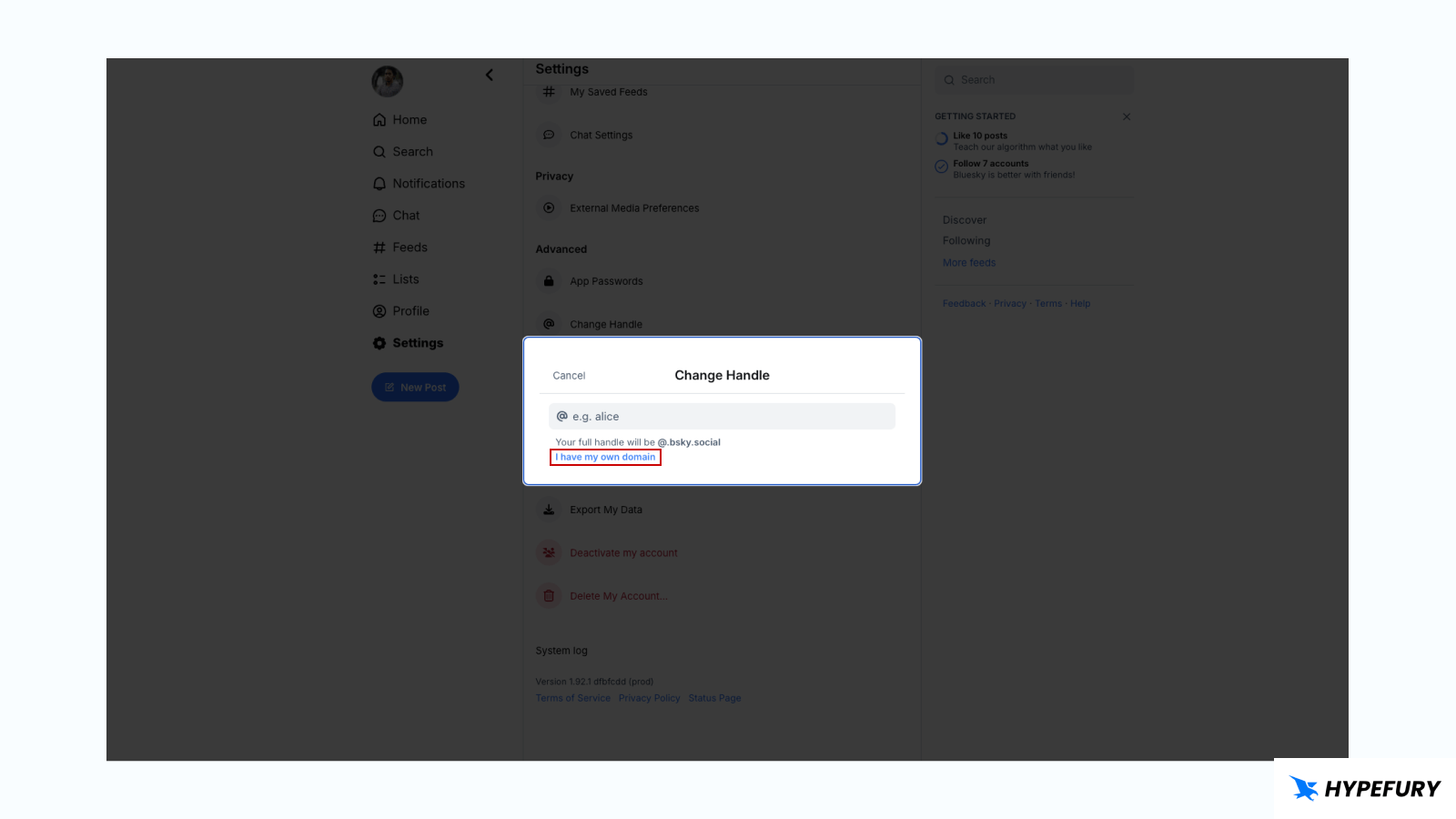 How to Use a Custom Domain as a Handle in Bluesky - Hypefury - Social Media Scheduling & Automation