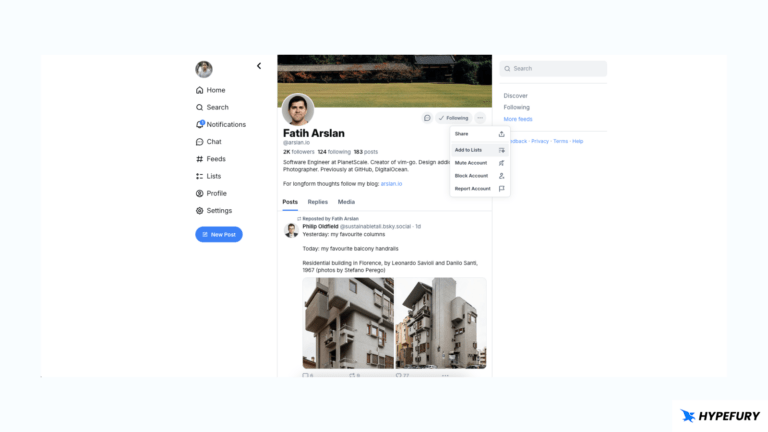 How to Create a Feed on Bluesky - Hypefury - Social Media Scheduling ...