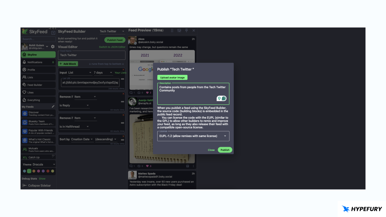 How to Create a Feed on Bluesky - Hypefury - Social Media Scheduling & Automation