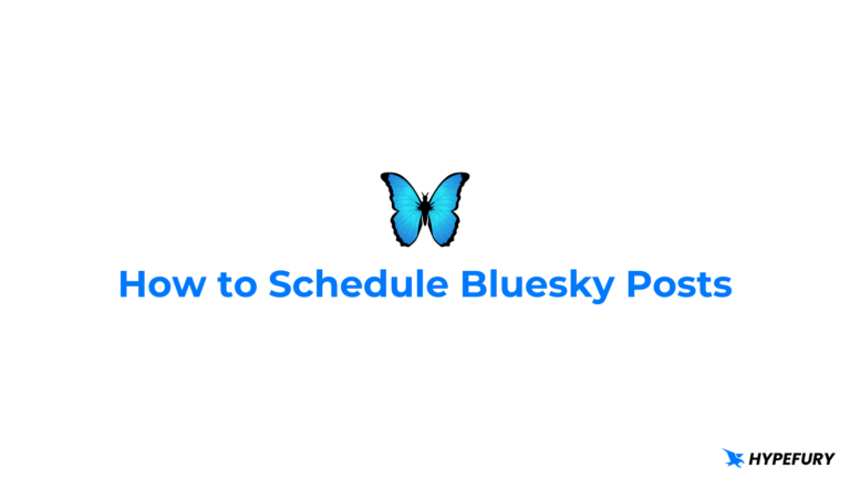 How to Schedule Bluesky Posts - Hypefury - Social Media Scheduling & Automation