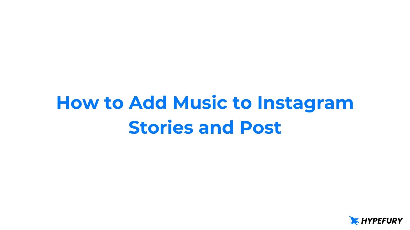 How to Add Music to Instagram Stories & Posts - Hypefury - Social Media ...