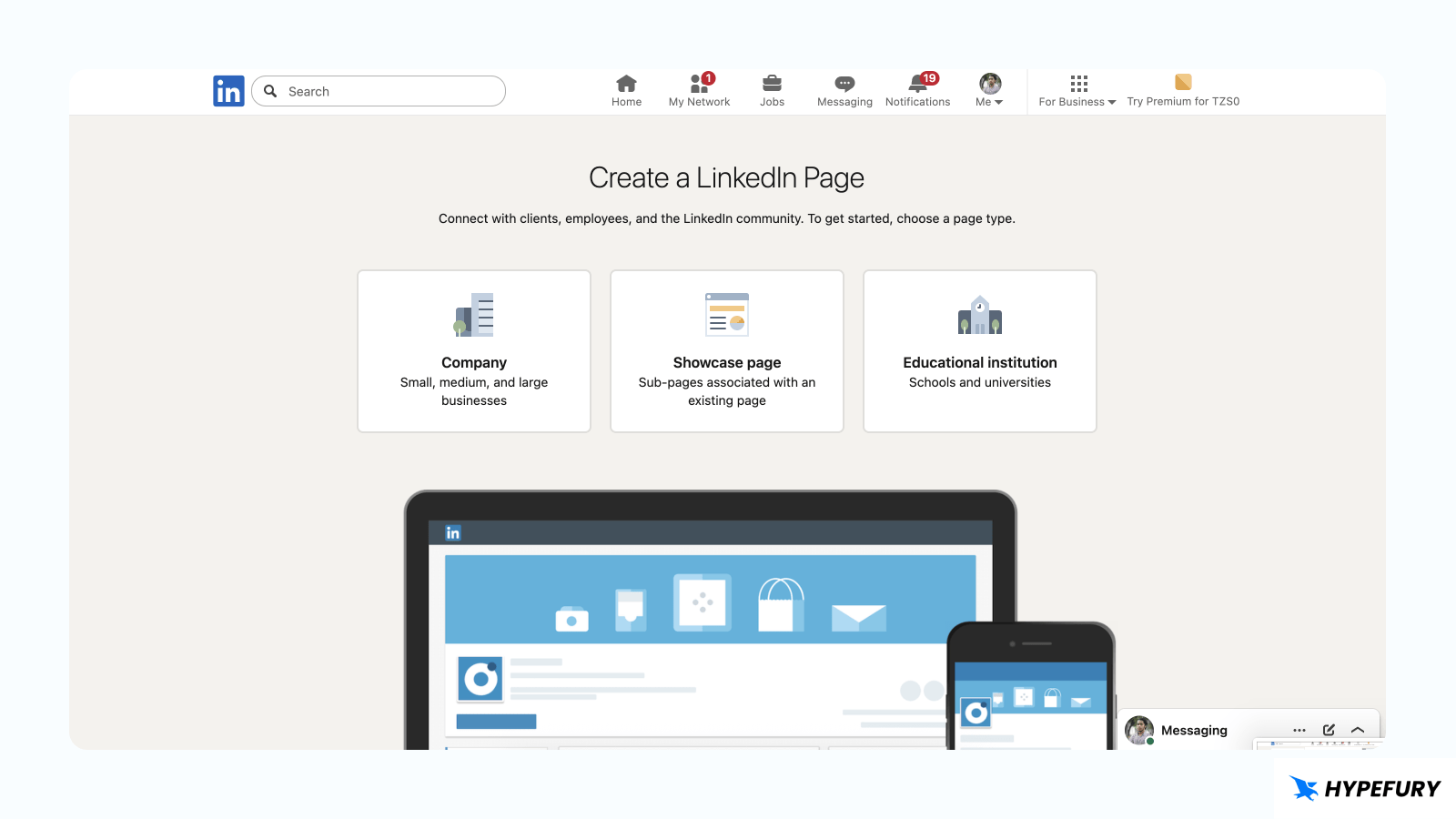 How to Create a LinkedIn Company Page - Hypefury - Social Media ...