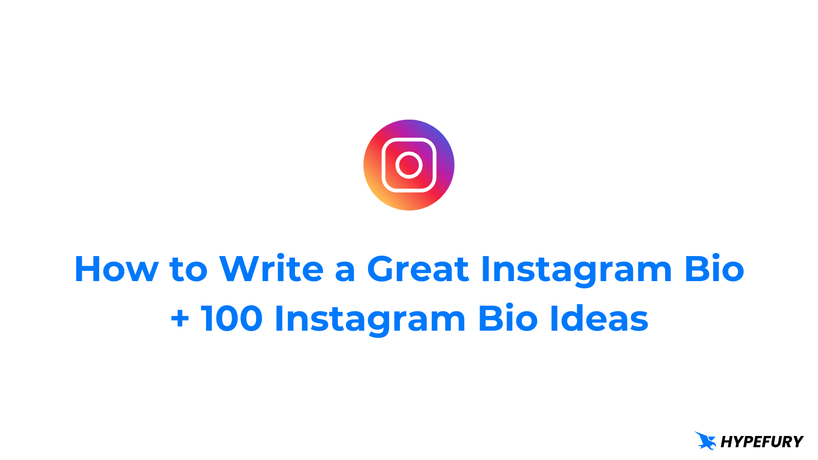 How to Write a Great Instagram Bio plus 100+ Instagram Bio Ideas ...
